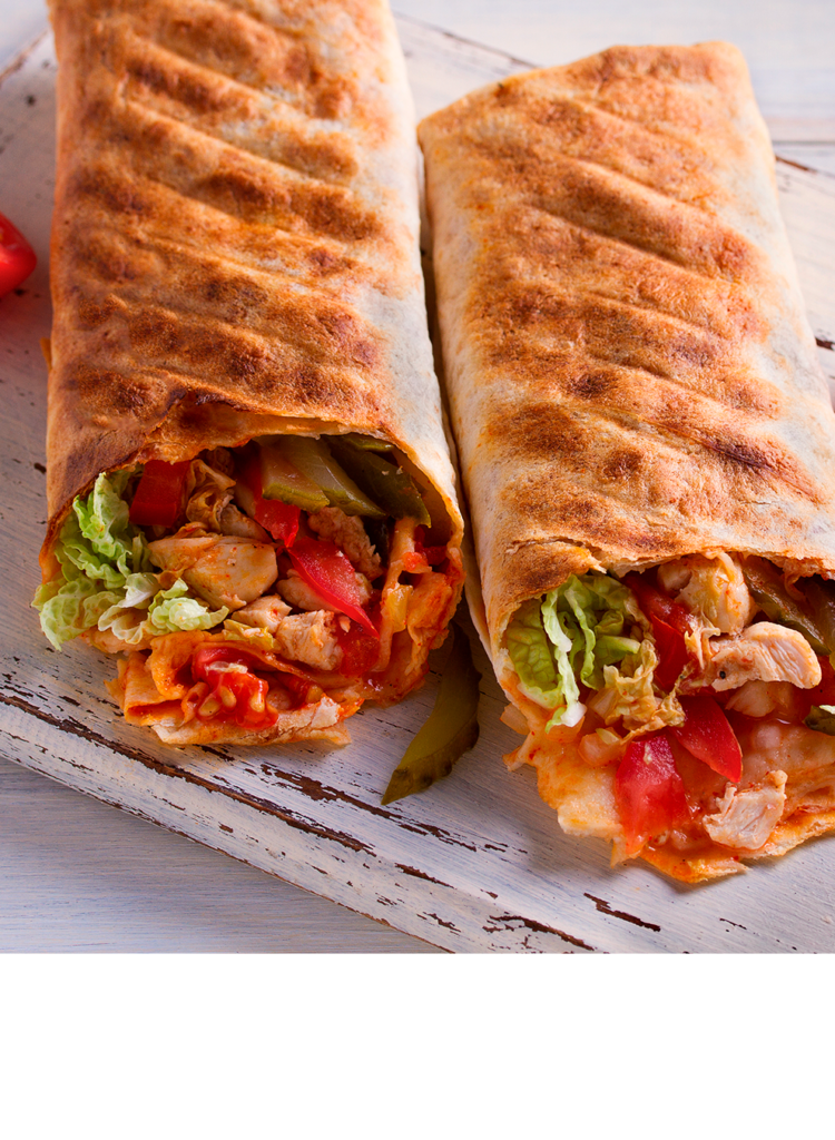 Burritos de pollo con pimientos del piquillo - Aranca Healthy